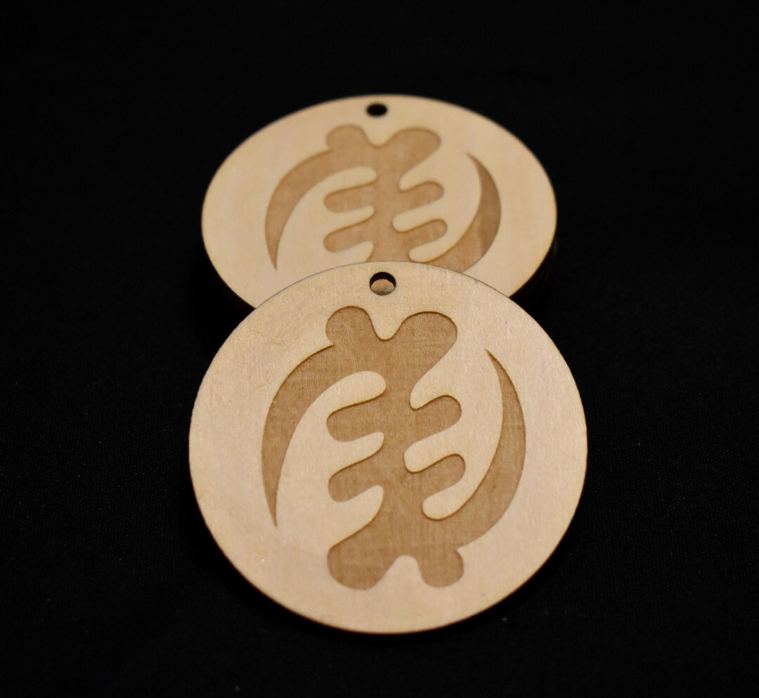 Adinkra Symbol Laser Cutout - Engraved Gye Nyame - Etsy