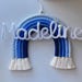 Personalized Rainbow Macrame, Name Sign for Wall, Kids Room Deco, Gift ...