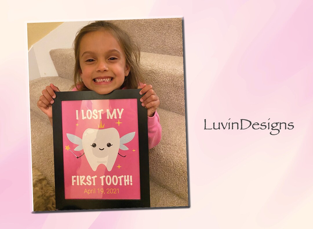 First Tooth/milestone Sign/toothfairy/lost - Etsy