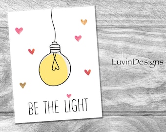 Light Bulb Poster - Etsy