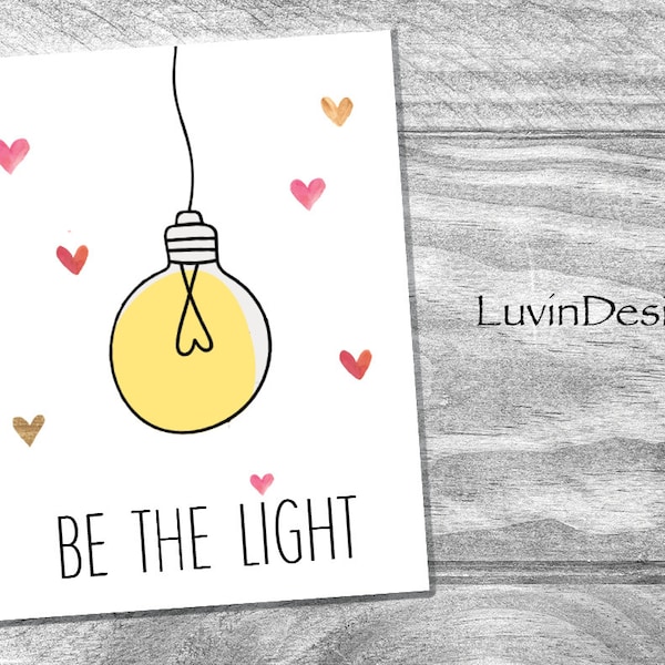Light Bulb Poster - Etsy