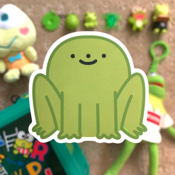 Frog Matte Vinyl Sticker | Etsy