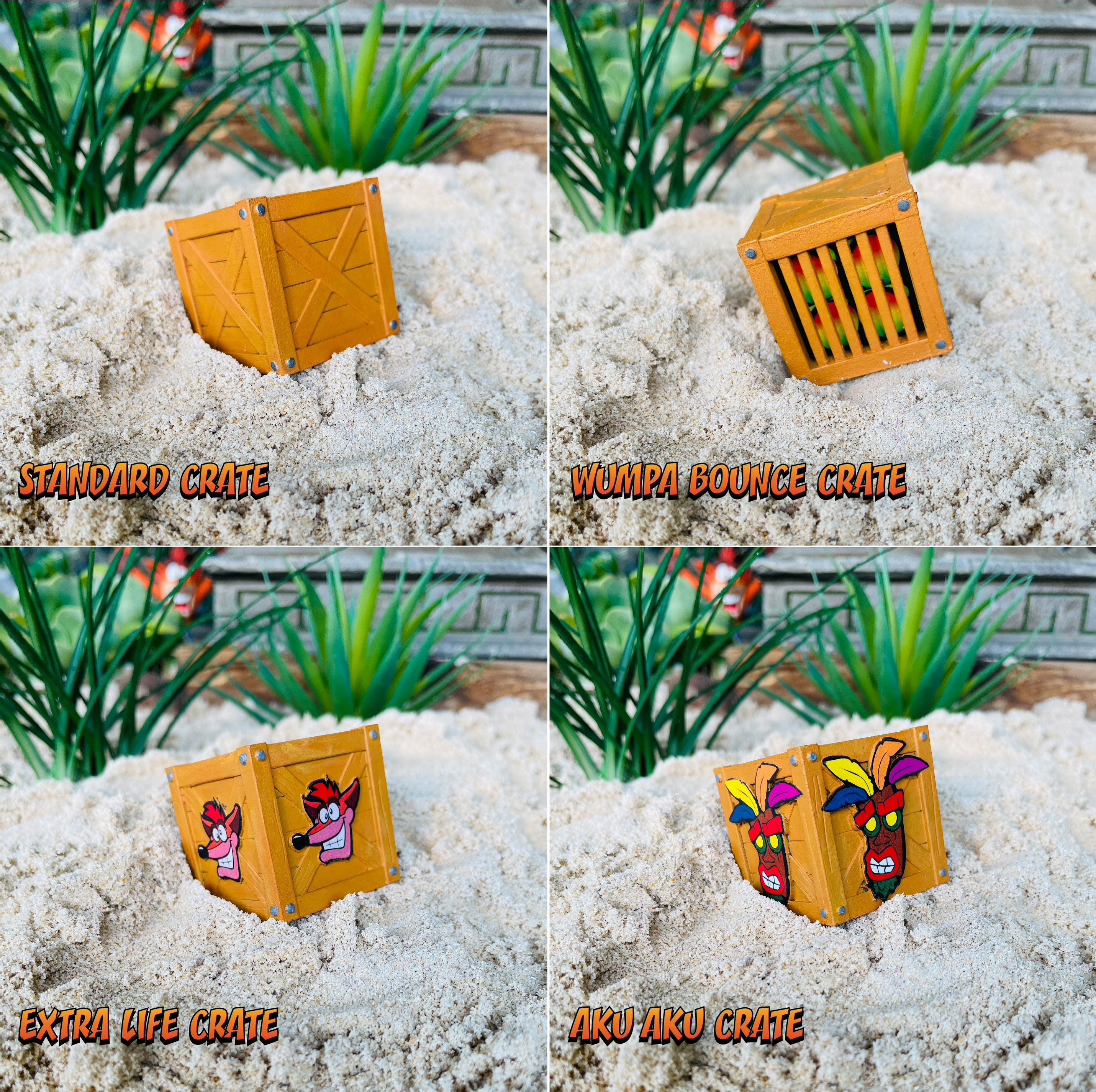 CB: N-sane Trilogy Wumpa Crate Set fan Art - Etsy