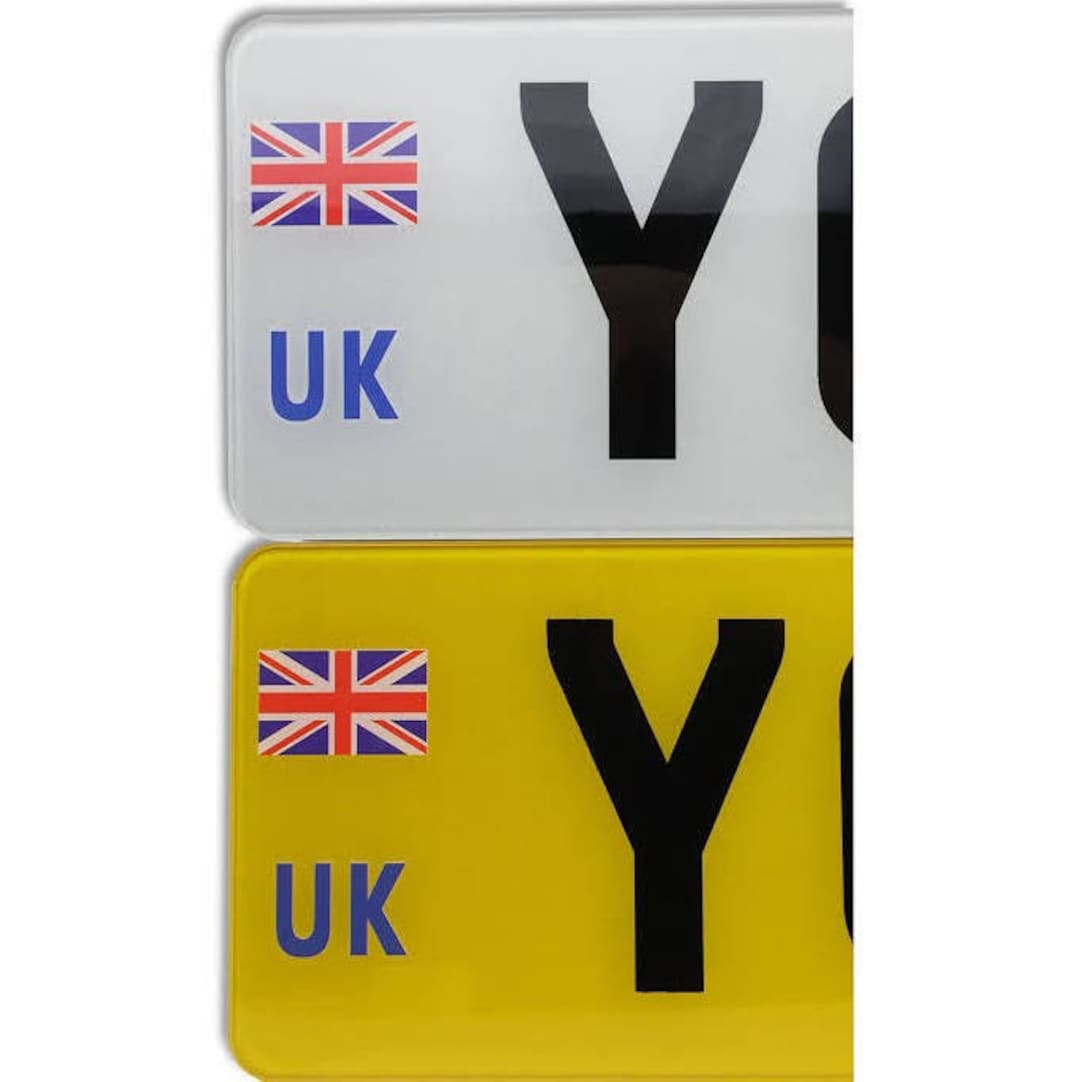 Single Front or Rear Uk Acrylic Number Licence Plate Show or Road Legal ...