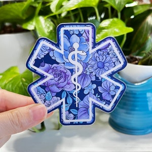 EMS Sticker – Paramedic, Firefighter, EMT, Nurse Decal for Car, Hydro ...