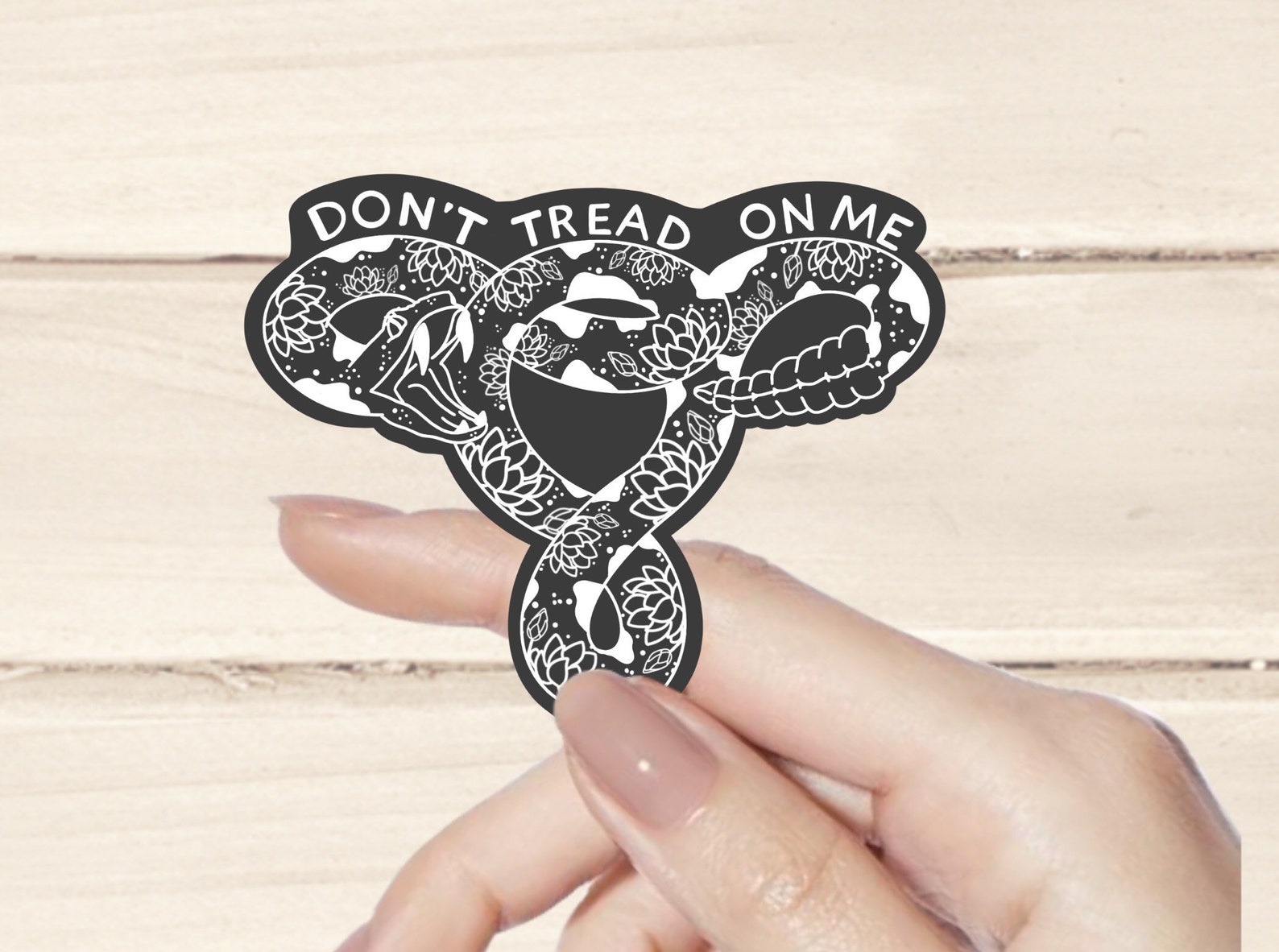 Dont Tread on Me Roe Vs Wade Sticker Womens Rights - Etsy