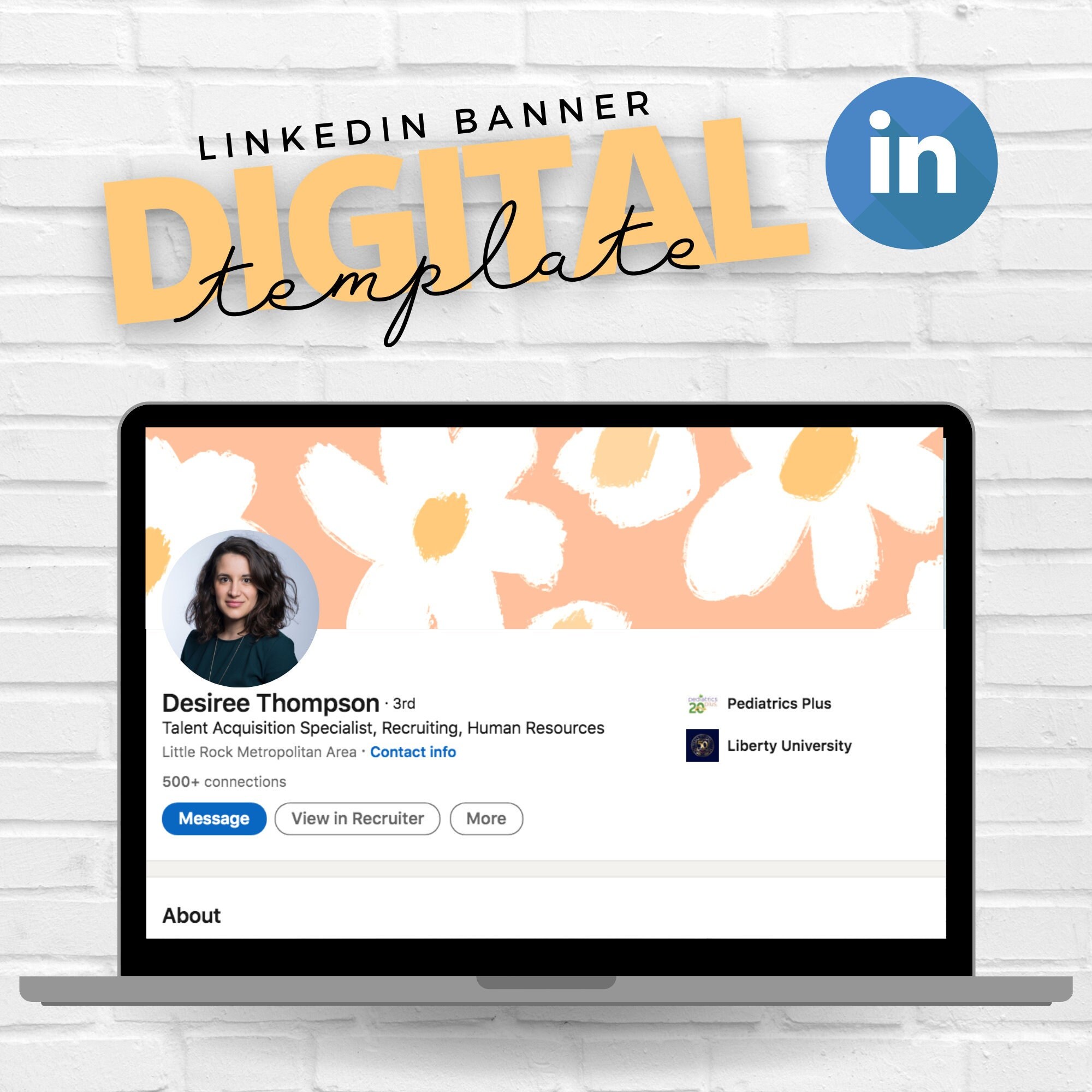 Linkedin Banner Linkedin Banner Canva Linkedin Background - Etsy