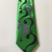 Question Mark Tie for Cosplay.villain. Costume Accessories. Riddler ...