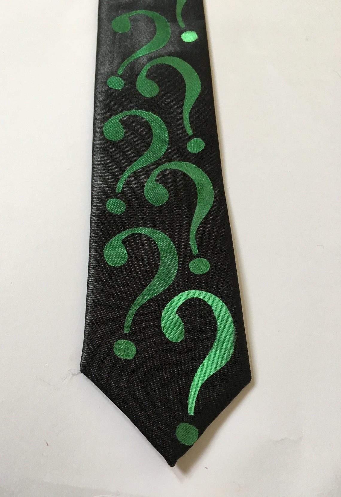Question Mark Tie for Cosplay.villain. Costume Accessories. - Etsy