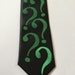 Question Mark Tie for Cosplay.villain. Costume Accessories. Riddler ...