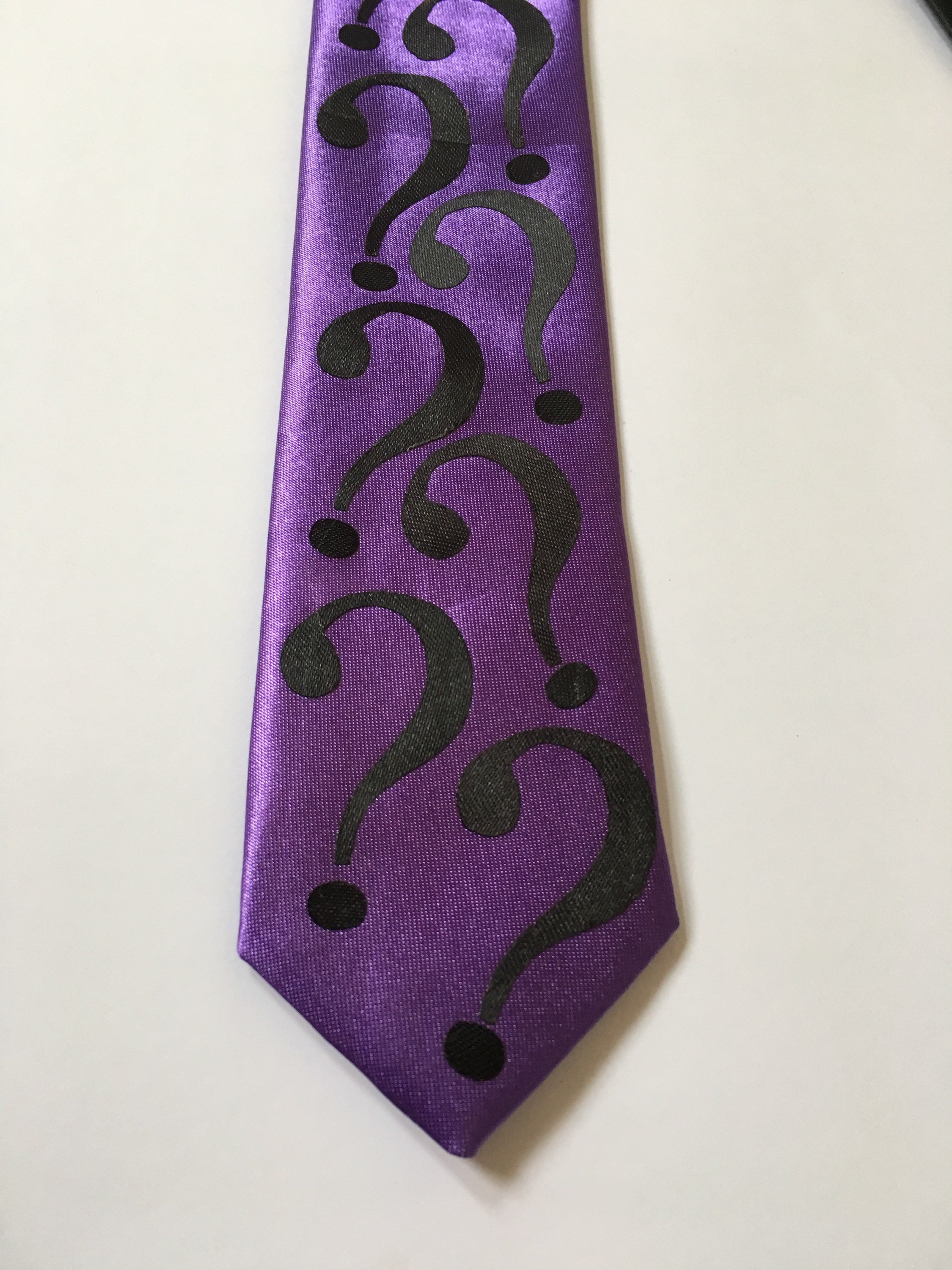 Question Mark Tie for Cosplay.villain. Costume Accessories. - Etsy UK