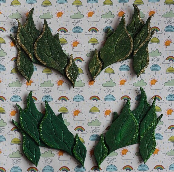 Ivy Mask Fairy/elf Drag Queen Pixie Eye Masks Leaf Mask SHORT - Etsy ...
