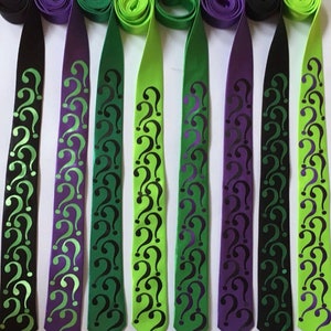 Question Mark Tie for Cosplay.villain. Costume Accessories. Riddler ...