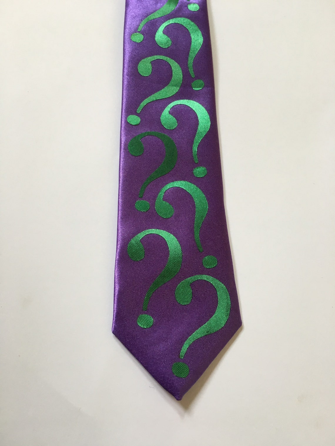 Question Mark Tie for Cosplay.villain. Costume Accessories. - Etsy