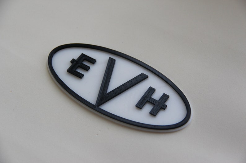 EVH Logo 120mm. 3D Printed. - Etsy