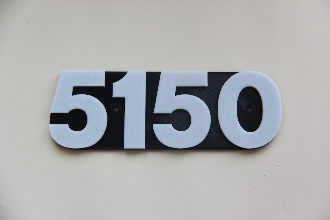 5150 3D Printed Logo 152mm - Etsy
