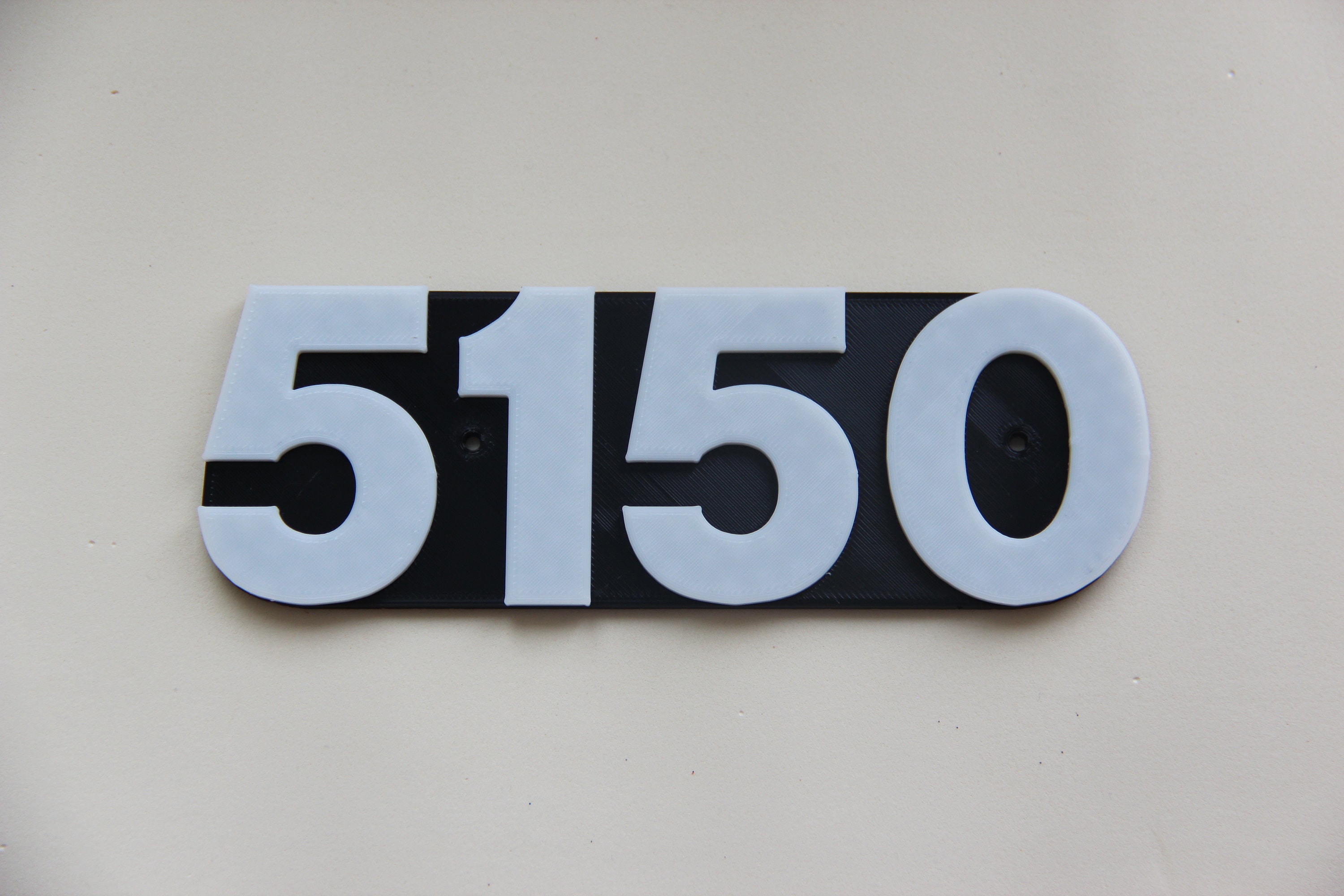 5150 3D Printed Logo 152mm - Etsy