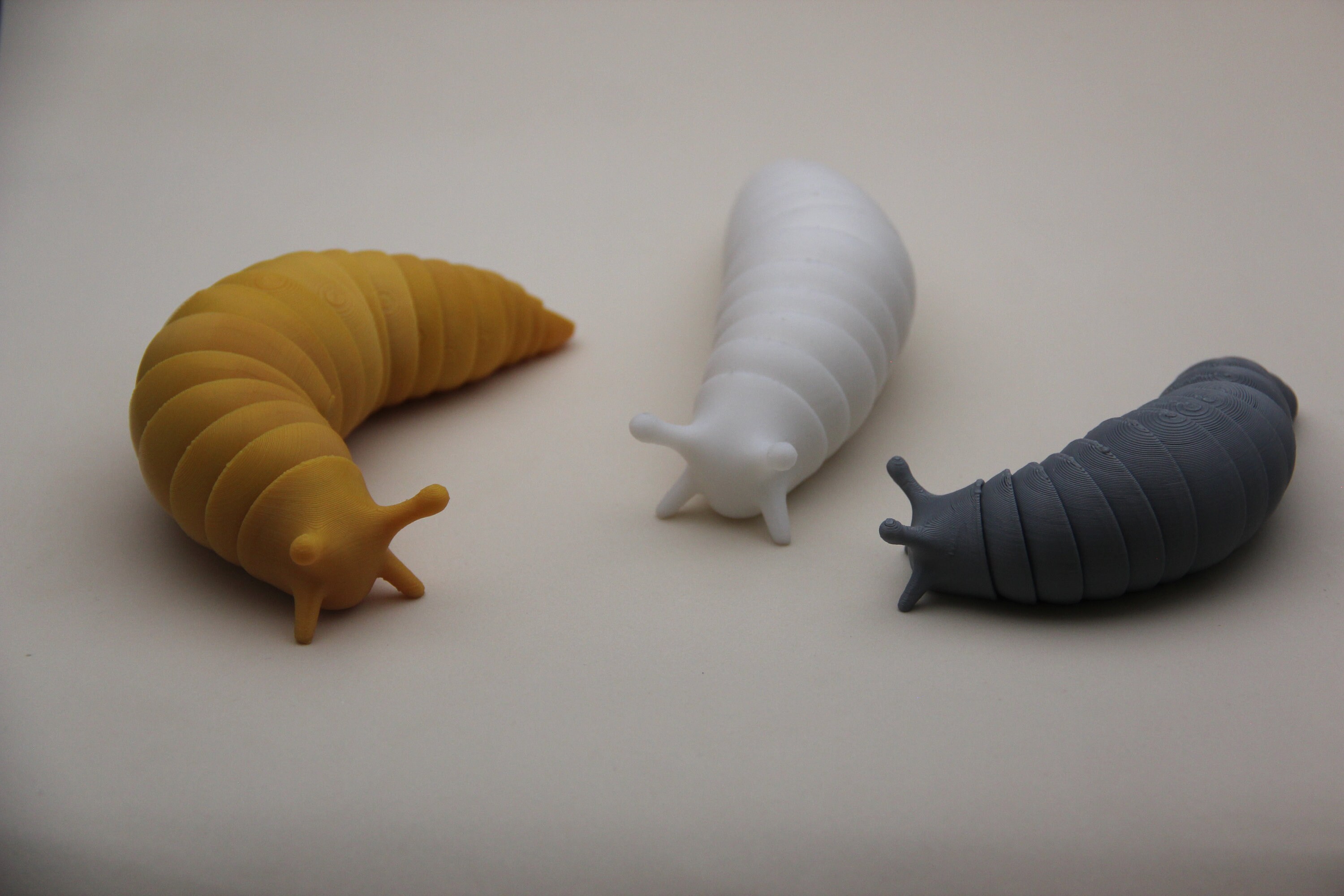 Slug Fidget Toy Articulated Slug. Different Colors and Sizes. - Etsy