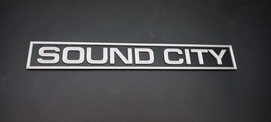 Sound City Logo 240mm. 3D - Etsy
