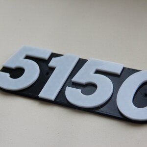 5150 3D Printed Logo 152mm - Etsy