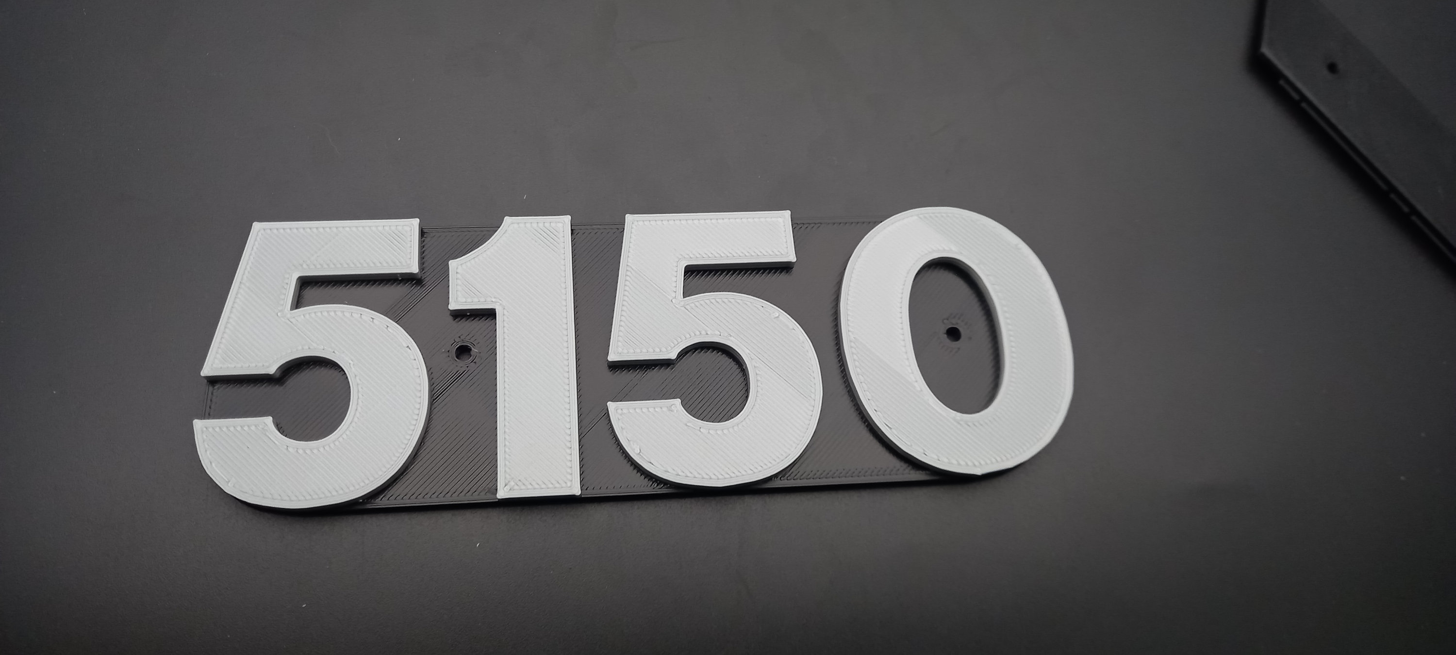5150 3D Printed Logo 152mm - Etsy