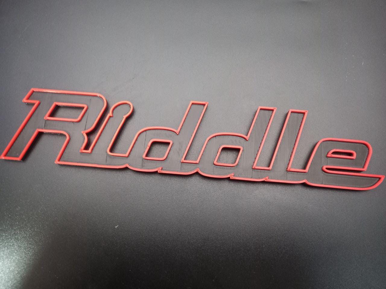 RANDALL Style Custom Logo With Edging 3D Printed. 240mm. - Etsy