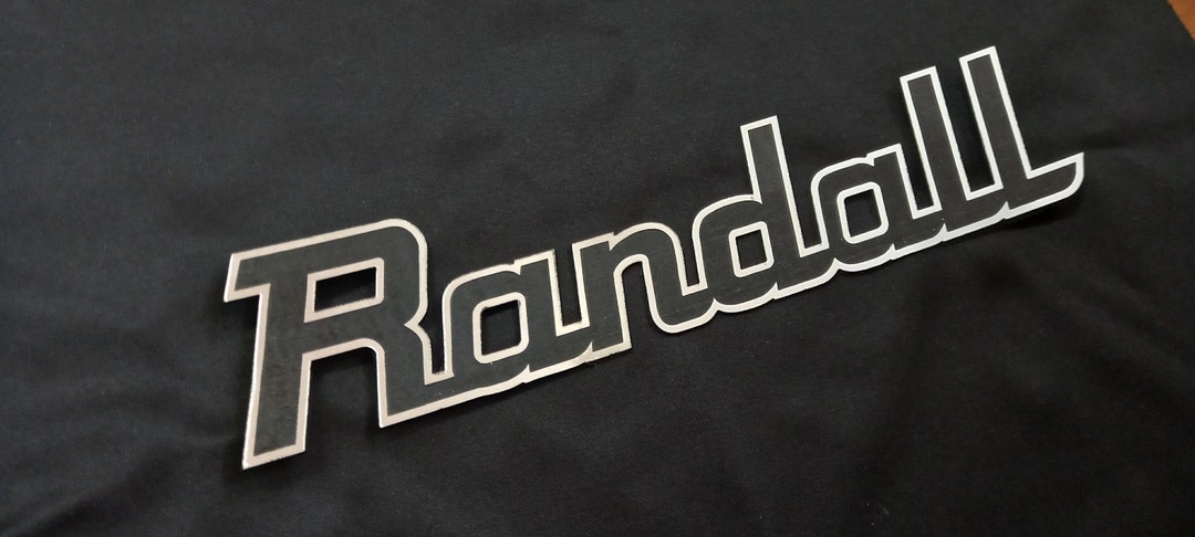 RANDALL Black and Silver Logo - Etsy