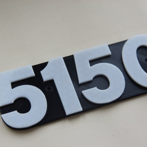 5150 3D Printed Logo 152mm - Etsy