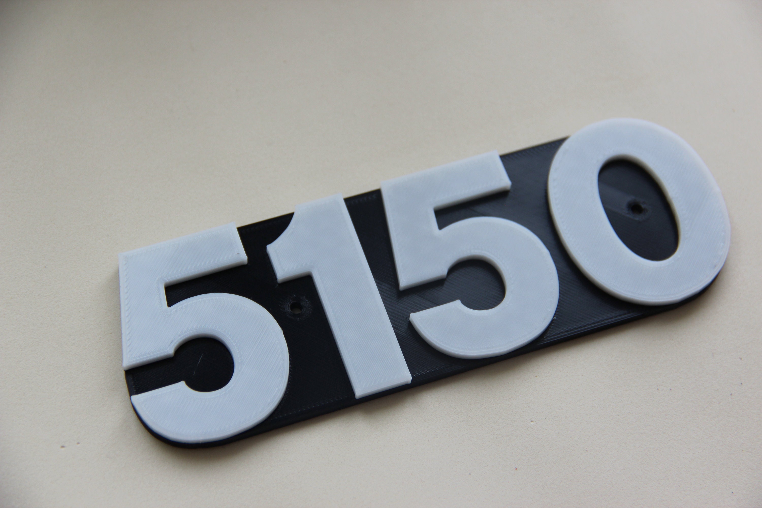 5150 3D Printed Logo 152mm - Etsy