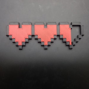 Legend of Zelda Hearts Video Game Logo Sign - Etsy