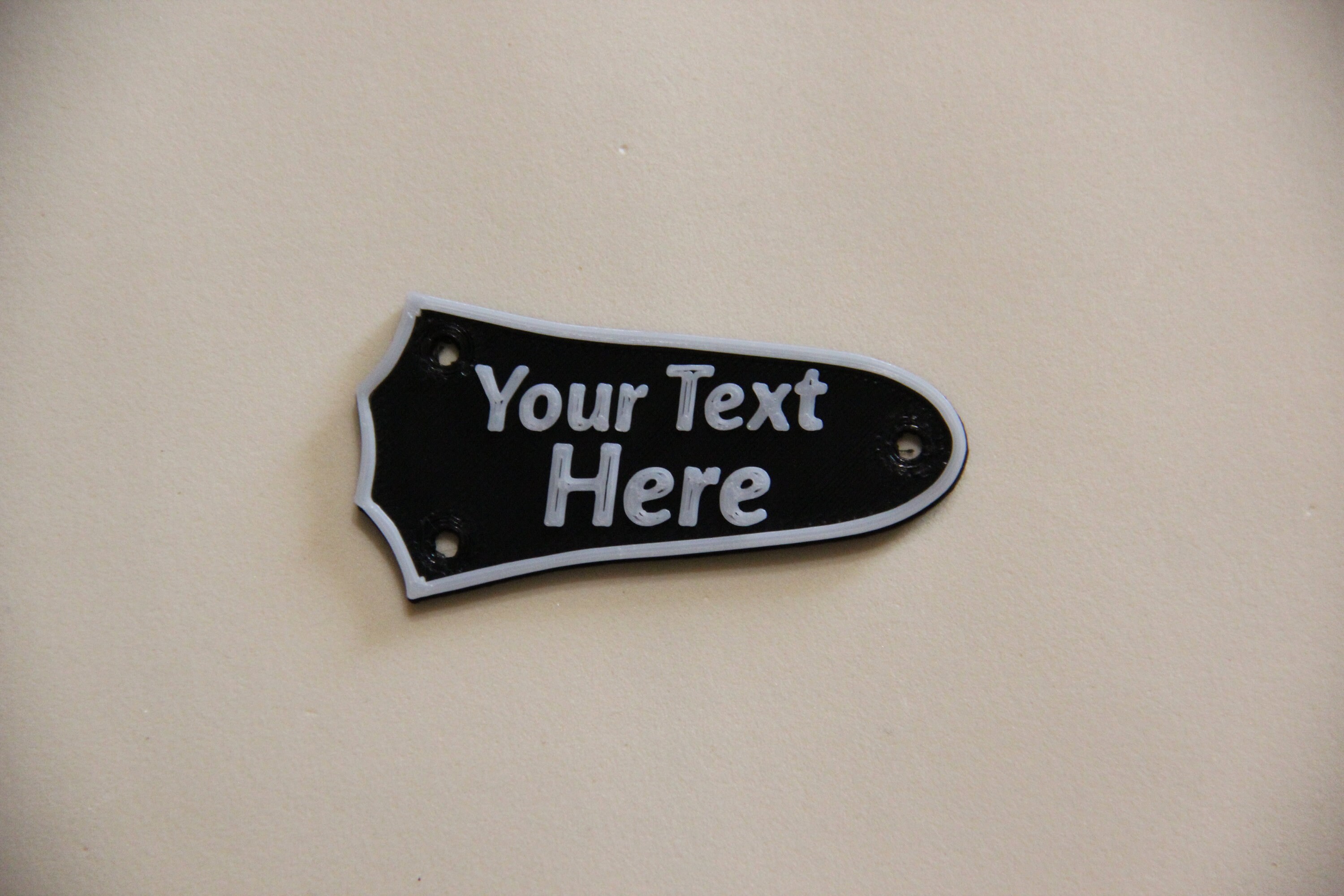 Personalised Guitar Truss Rod Cover. - Etsy