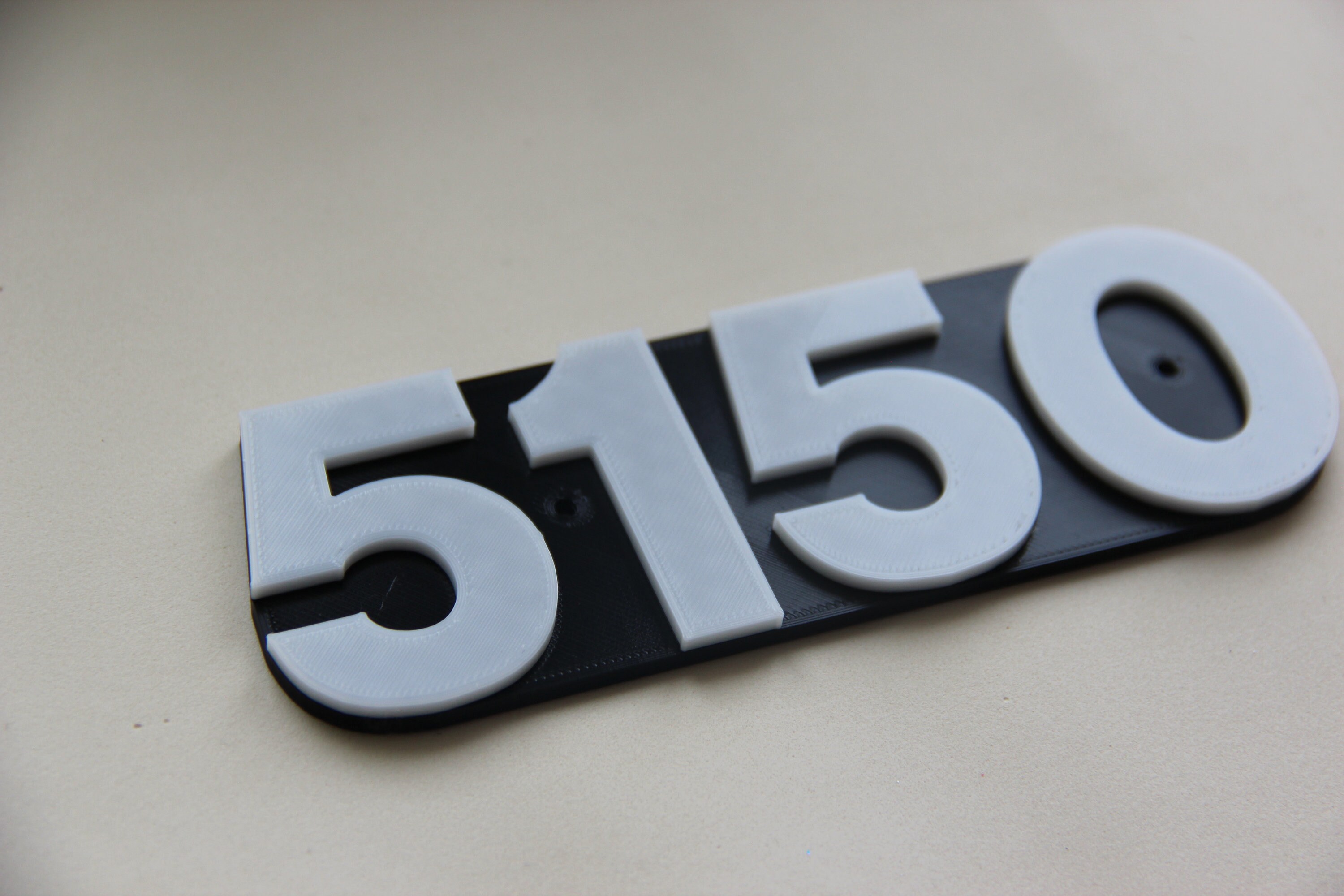 5150 3D Printed Logo 152mm - Etsy