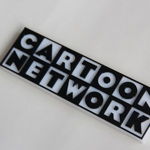 Cartoon Network Style Logo Sign! Game Room. Theater Room. - Etsy