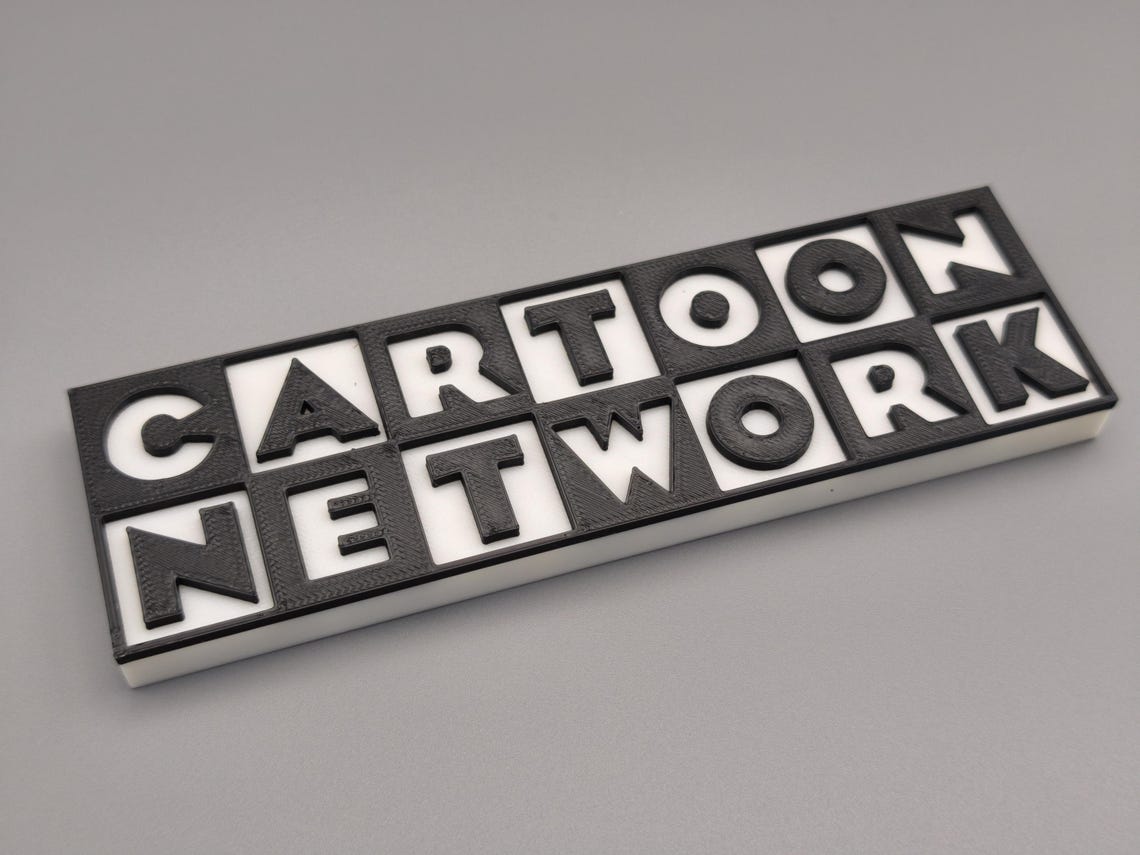 Cartoon Network Style Logo Sign! Game Room. Theater Room. - Etsy