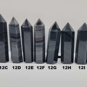 Grey Banded Ice Obsidian Towers Crystals Gemstones High Quality Healing ...