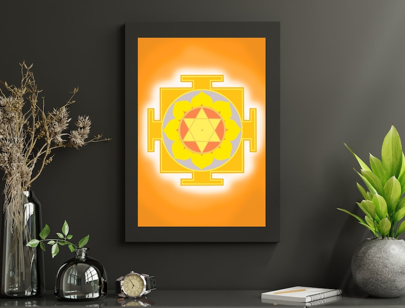 Jupiter Yantra Yantra Painting Spiritual Gift Yantra - Etsy