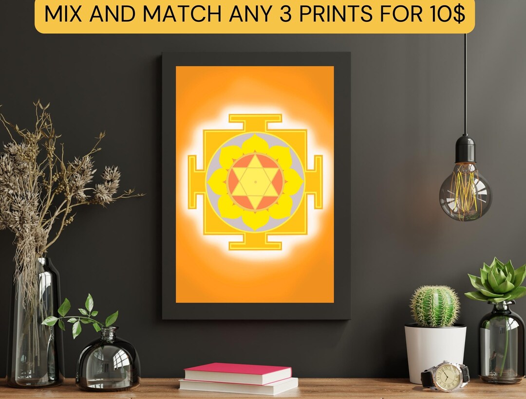 Júpiter yantra Pintura Yantra Regalo espiritual Mandala - Etsy México