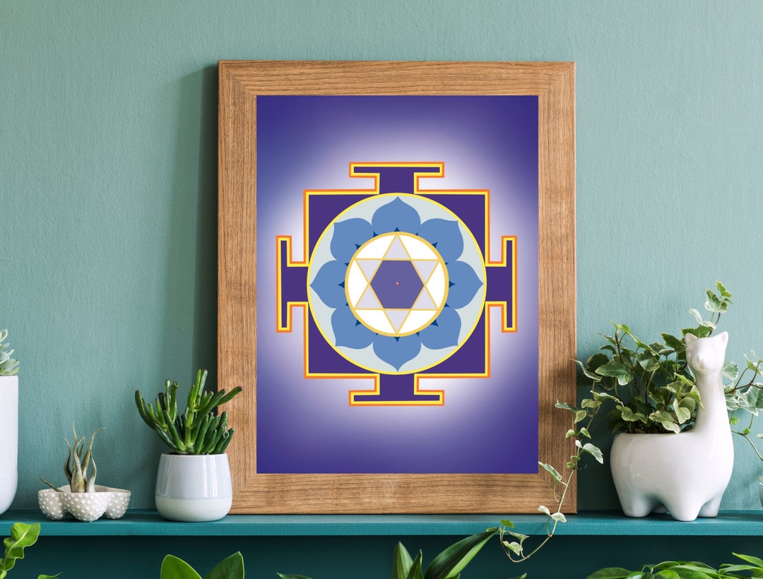 Saturn Yantra, Yantra Painting, Sun Yantra, Spiritual Gift, Yantra ...