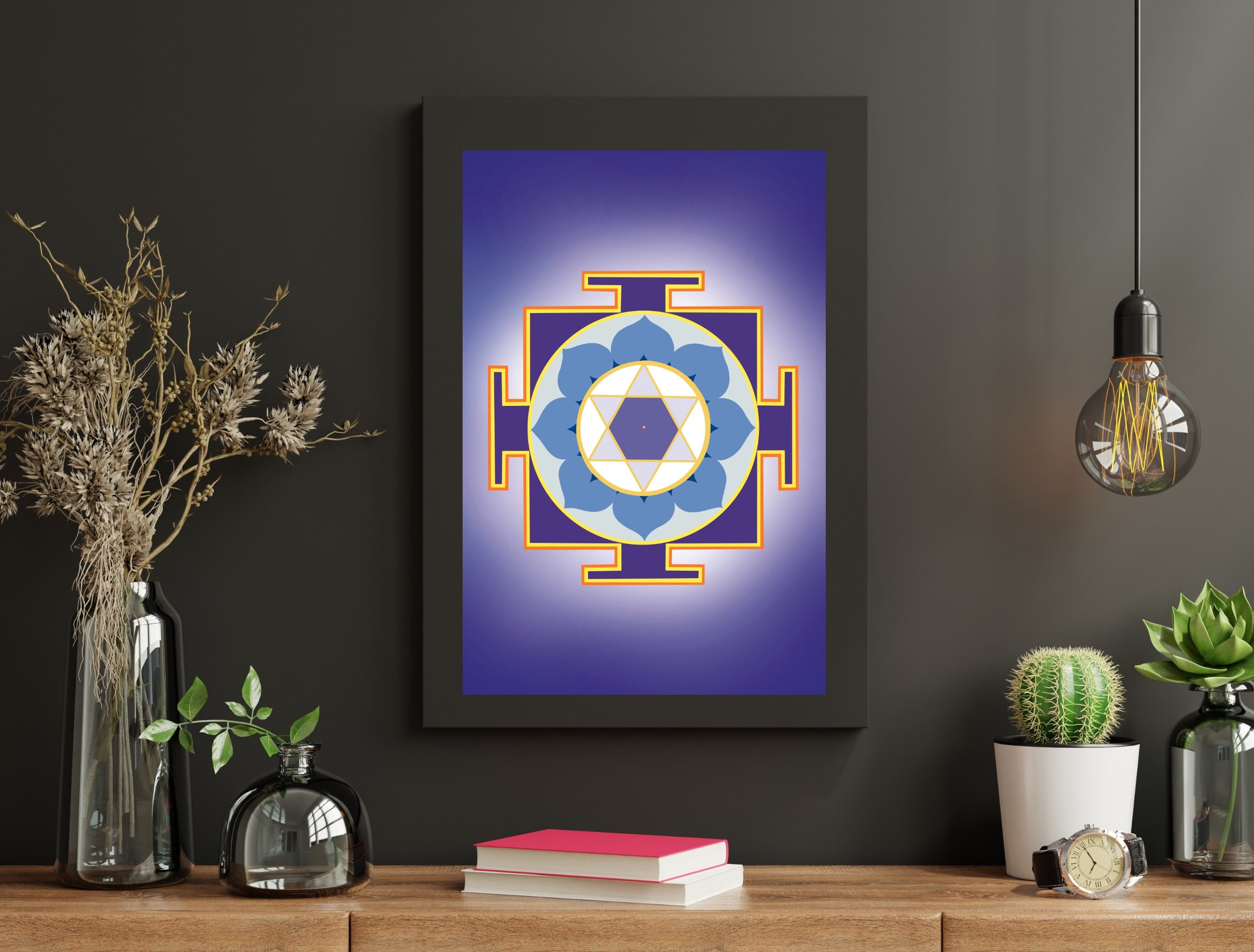 Saturn Yantra, Yantra Painting, Sun Yantra, Spiritual Gift, Yantra ...