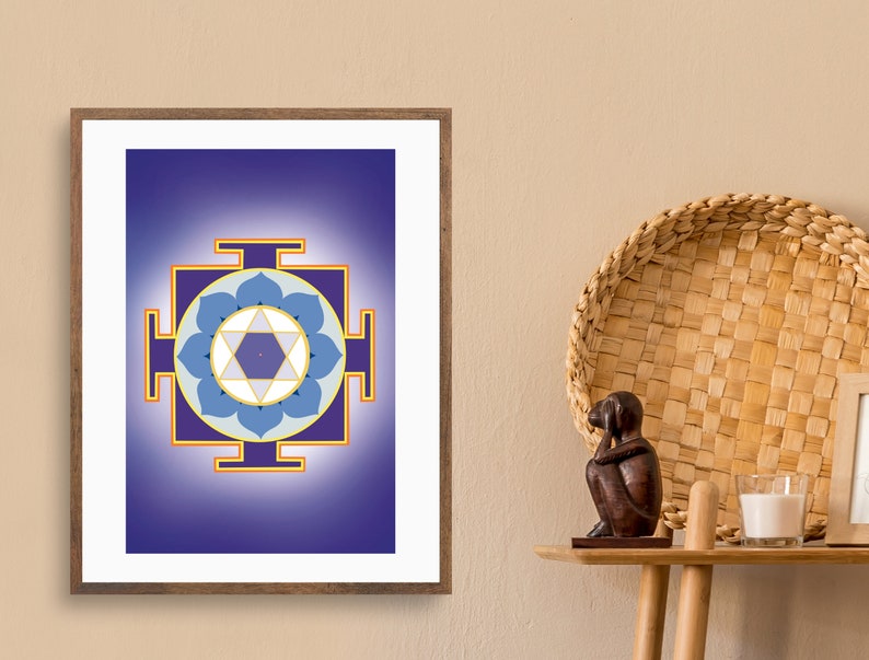 Saturn Yantra, Yantra Painting, Sun Yantra, Spiritual Gift, Yantra ...