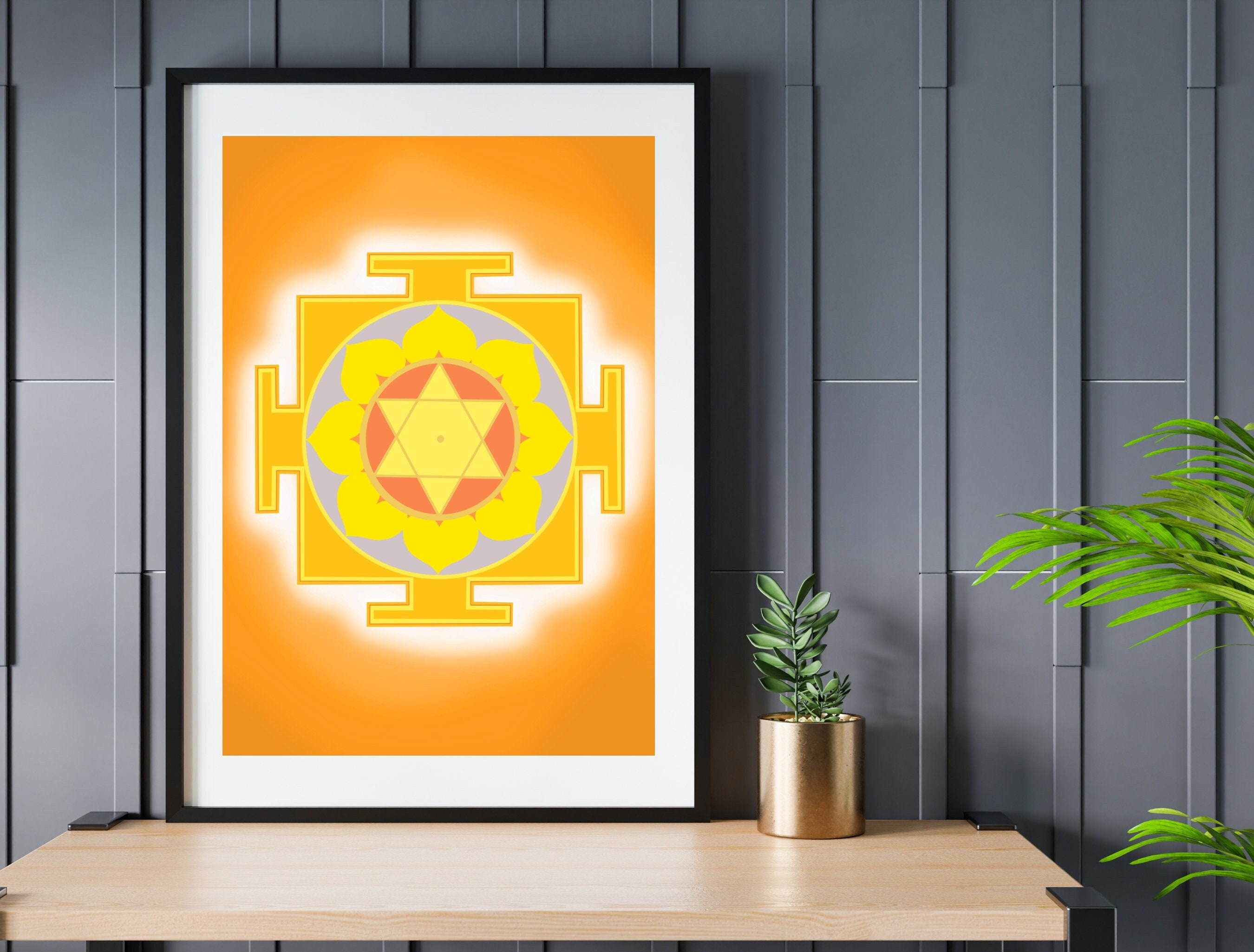 Júpiter yantra Pintura Yantra Regalo espiritual Mandala - Etsy México