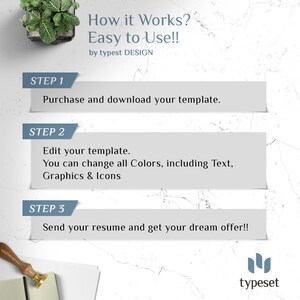 3-page Resume + Bonus: 145 Icons & Font Set | Instant Download - Etsy