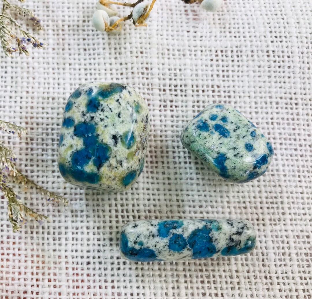 Natural K2 Jasper Granite Tumbled Stone - One Set With 3 Pcs - Etsy