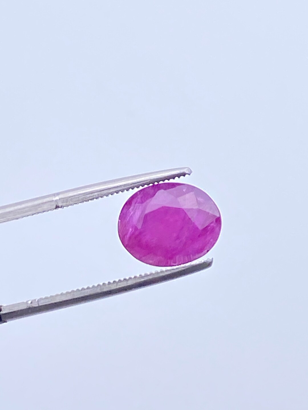 African Ruby Gemstone, Oval Mixed Cut, 3.50 Carat - Etsy