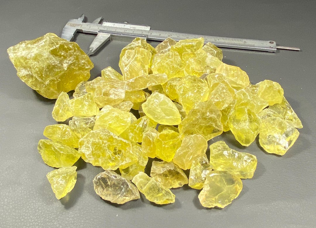 Rough Lemon Quartz Crystals, Citrine, Pakistan, 1.06kg - Etsy