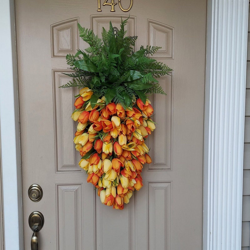 Spring Door Wreath - Etsy