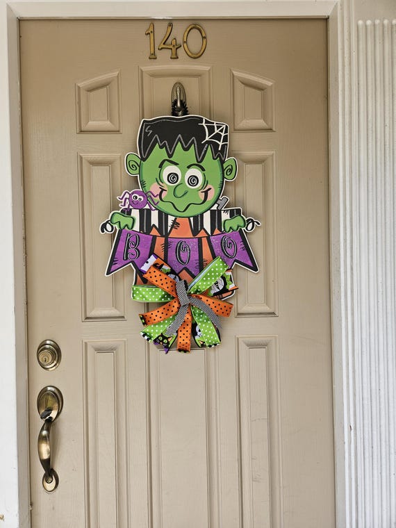 Monster House Door Decoration