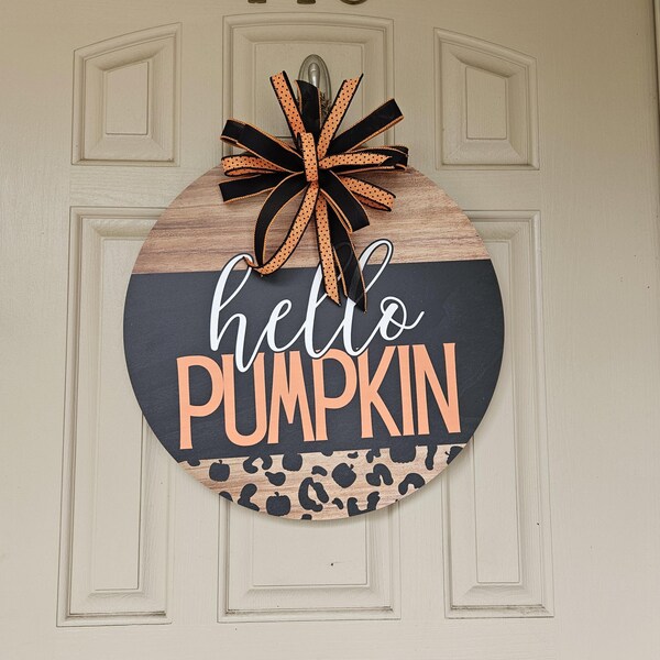 Leopard Door Hanger - Etsy