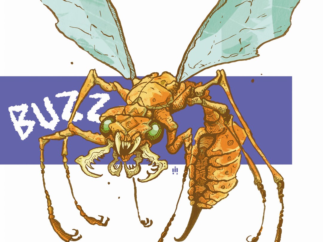 BUZZ! - Print - Etsy