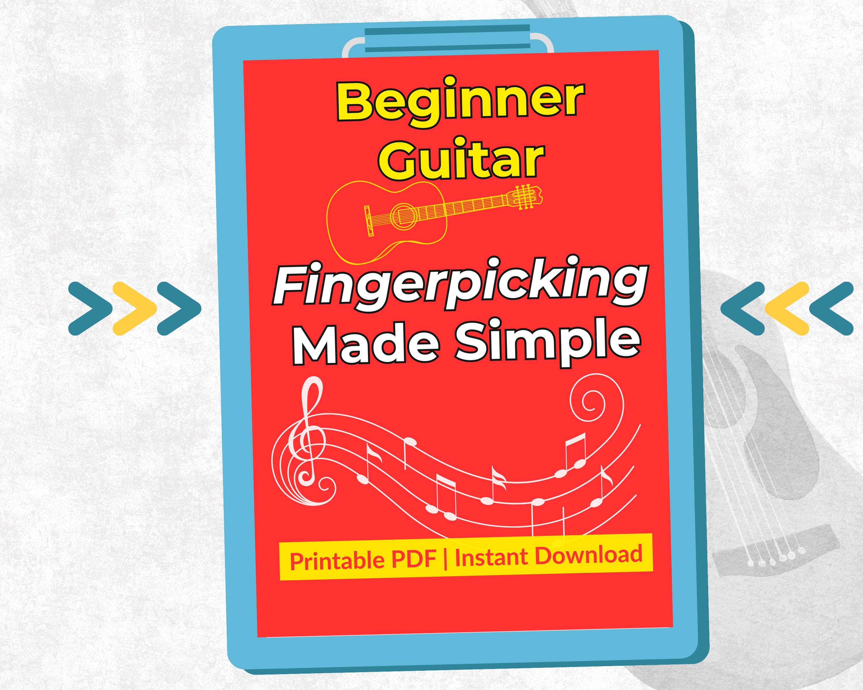 Easy Fingerpicking Patterns for Beginner Guitarists – Printable PDF ...